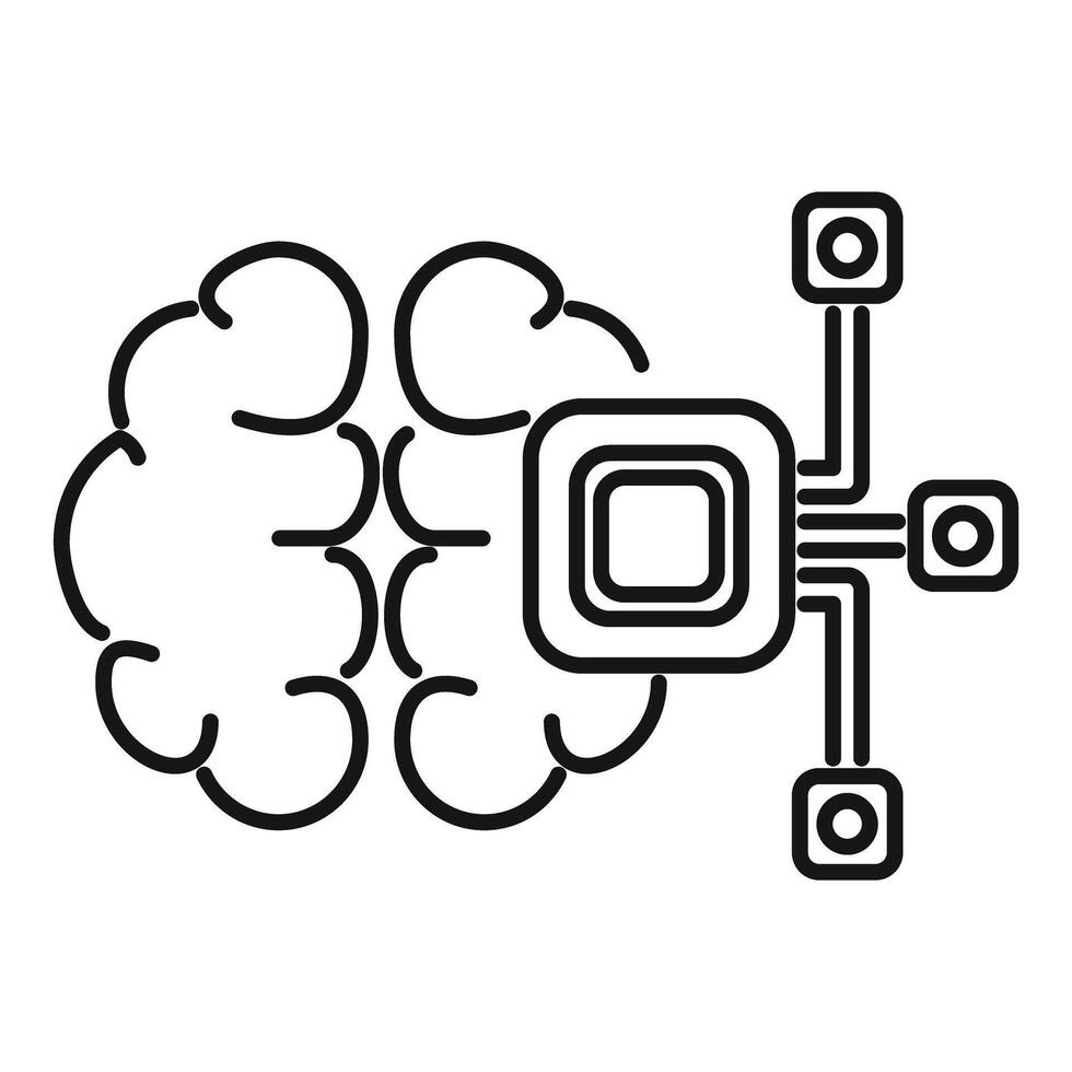 Artificial intelligence chip processing data from human brain 49779354 ...