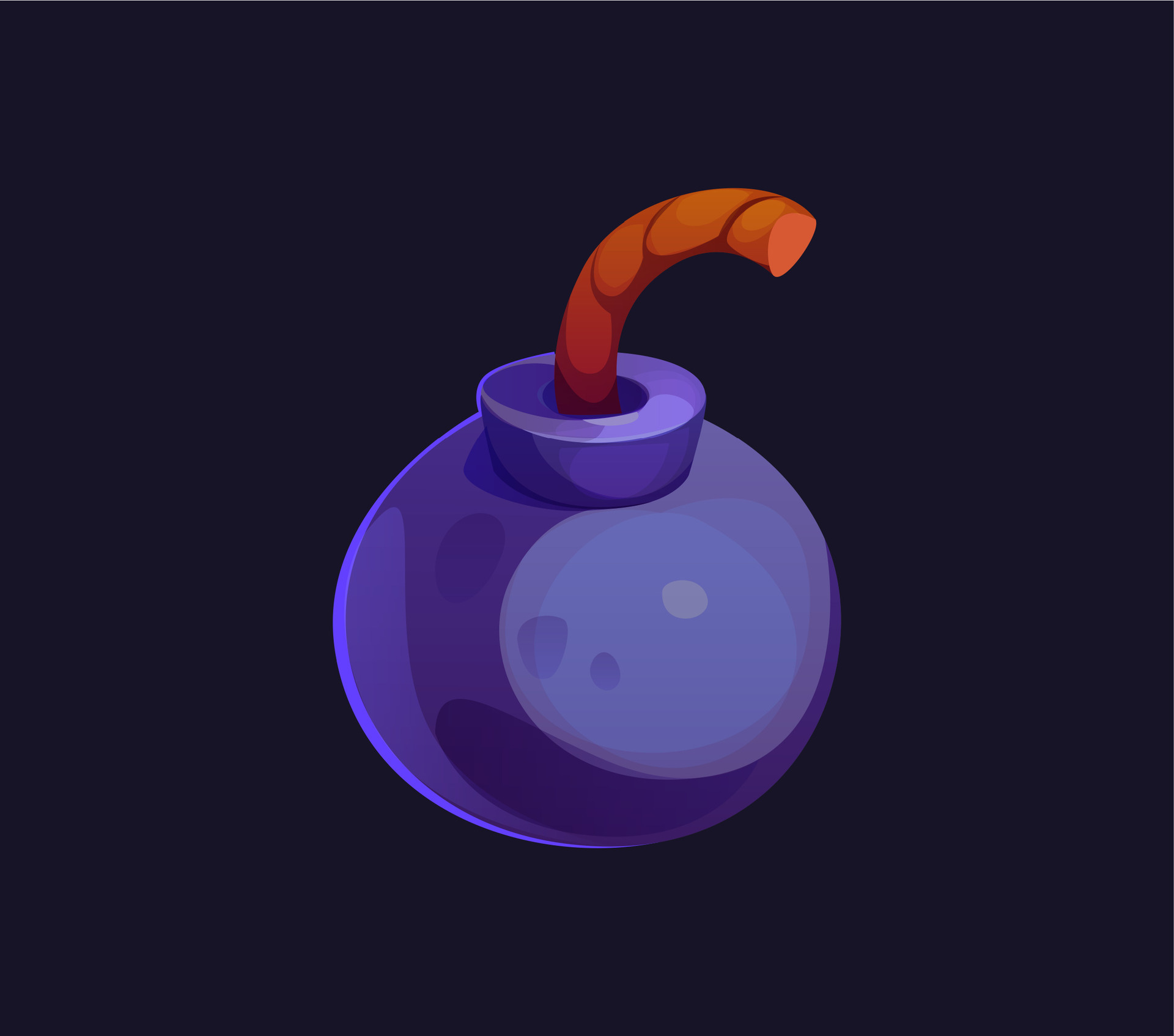 Cartoon pirate bomb with fuse, explosive weapon 49783301 Vector Art at Vecteezy