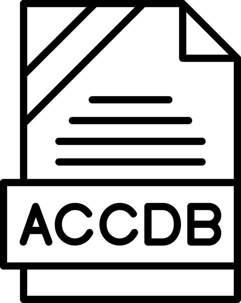 ACCDB Icon Design 49790306 Vector Art at Vecteezy