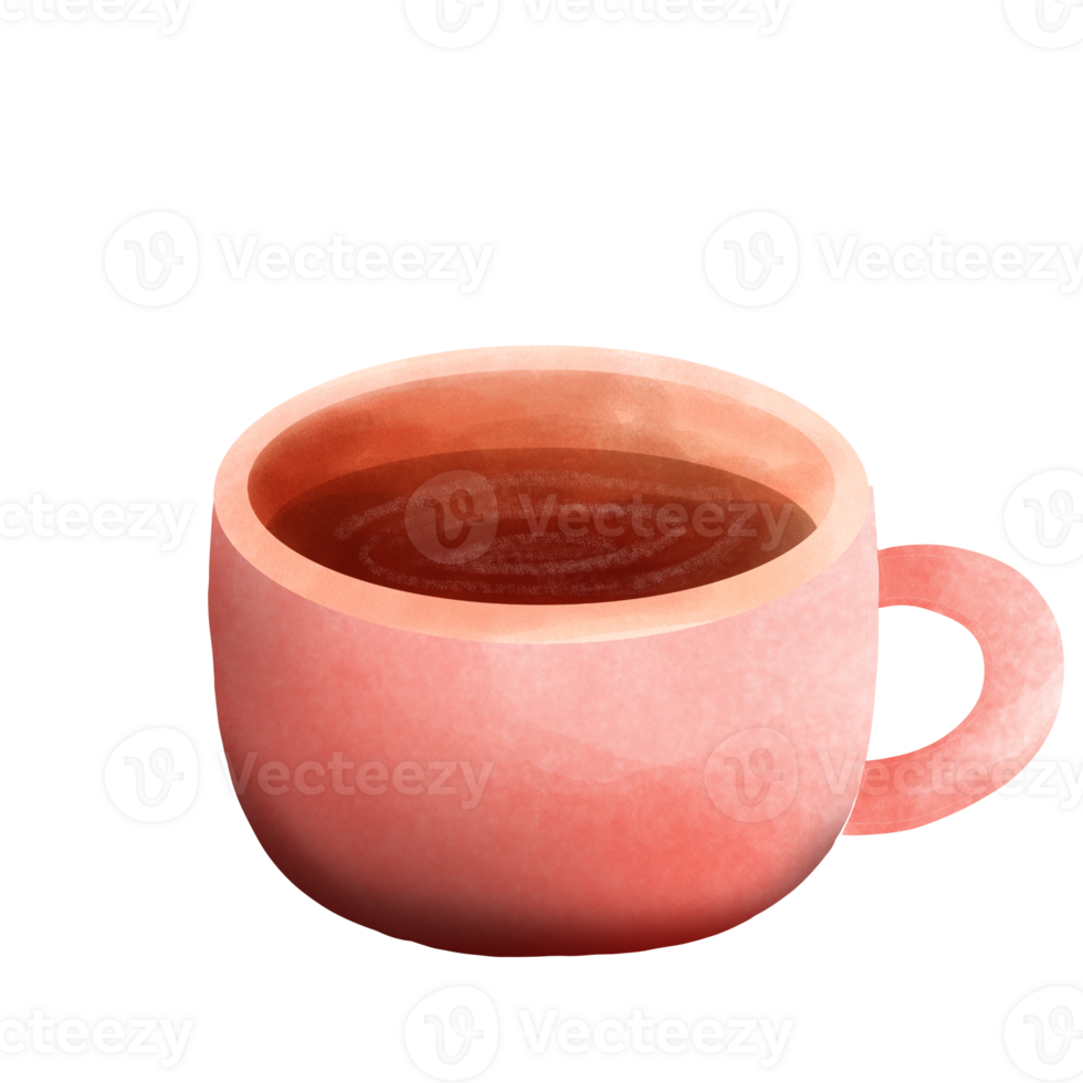 Coffee cup watercolor clip art 49798567 PNG