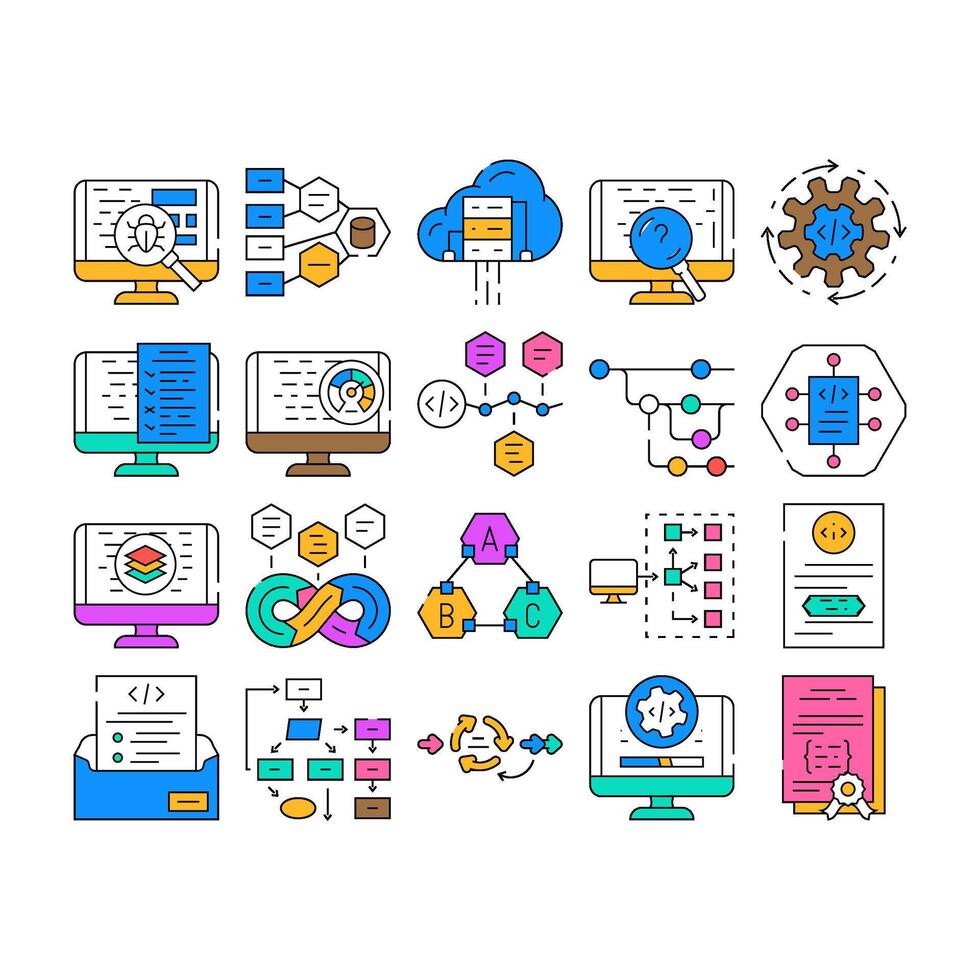 software compute, engineer icons set 49817333 Vector Art at Vecteezy software compute, engineer icons set 49817333 Vector Art at Vecteezy