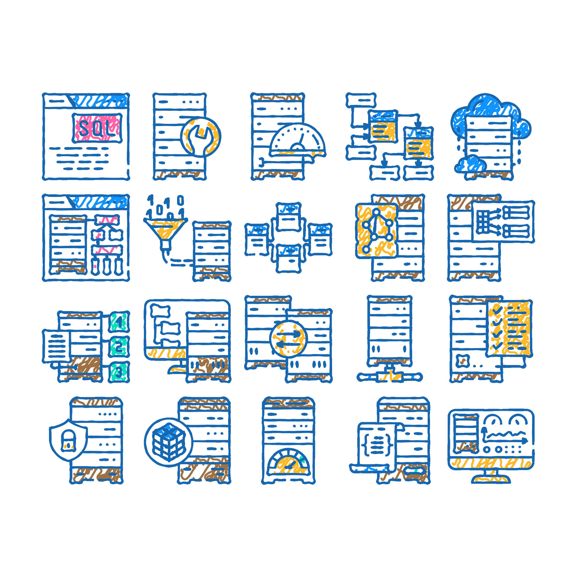 database administrator computer, icon hand drawn 49818003 Vector Art at ... database administrator computer, icon hand drawn 49818003 Vector Art at ...