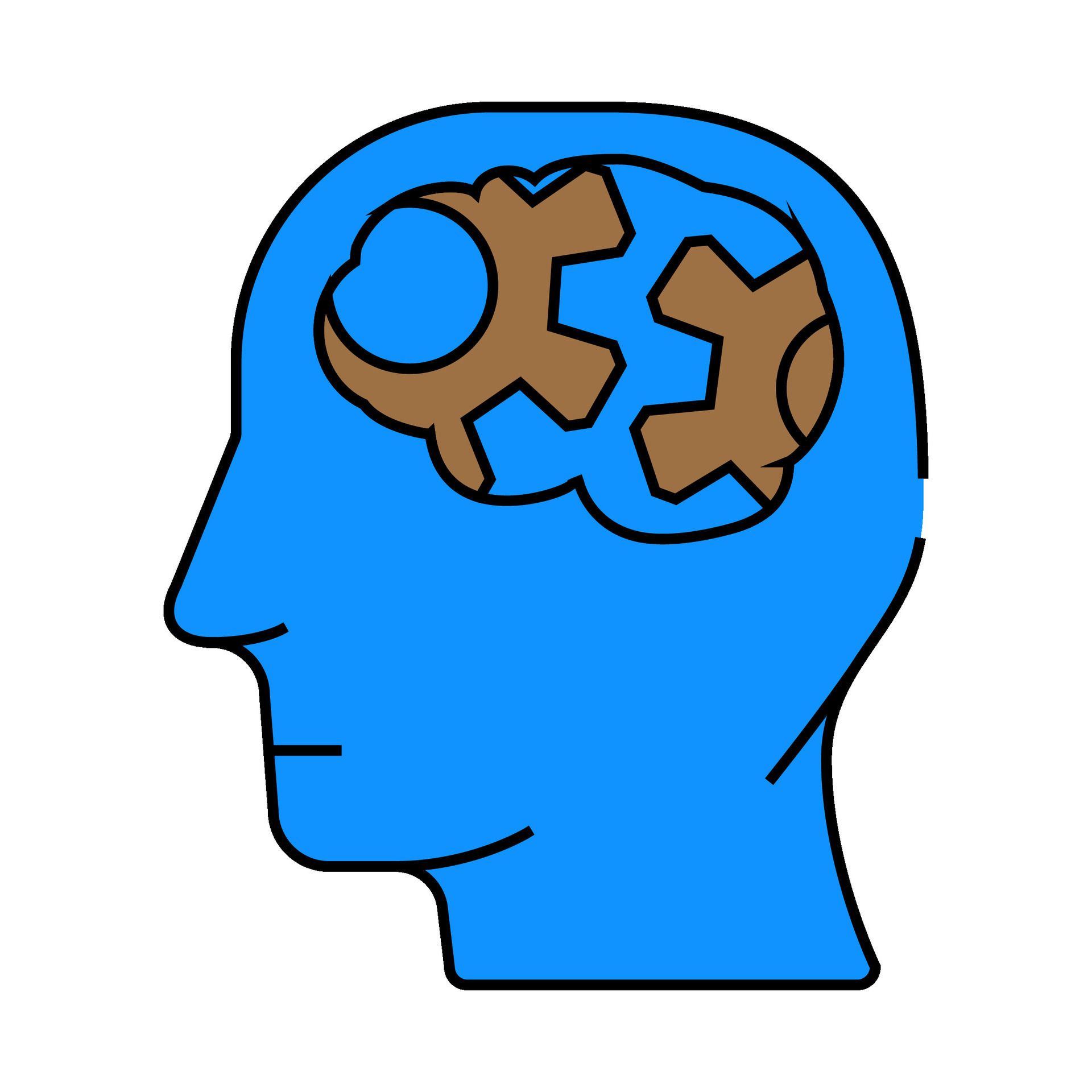 Think Brain Human Icon Color Illustration 49825963 Vector Art At Vecteezy