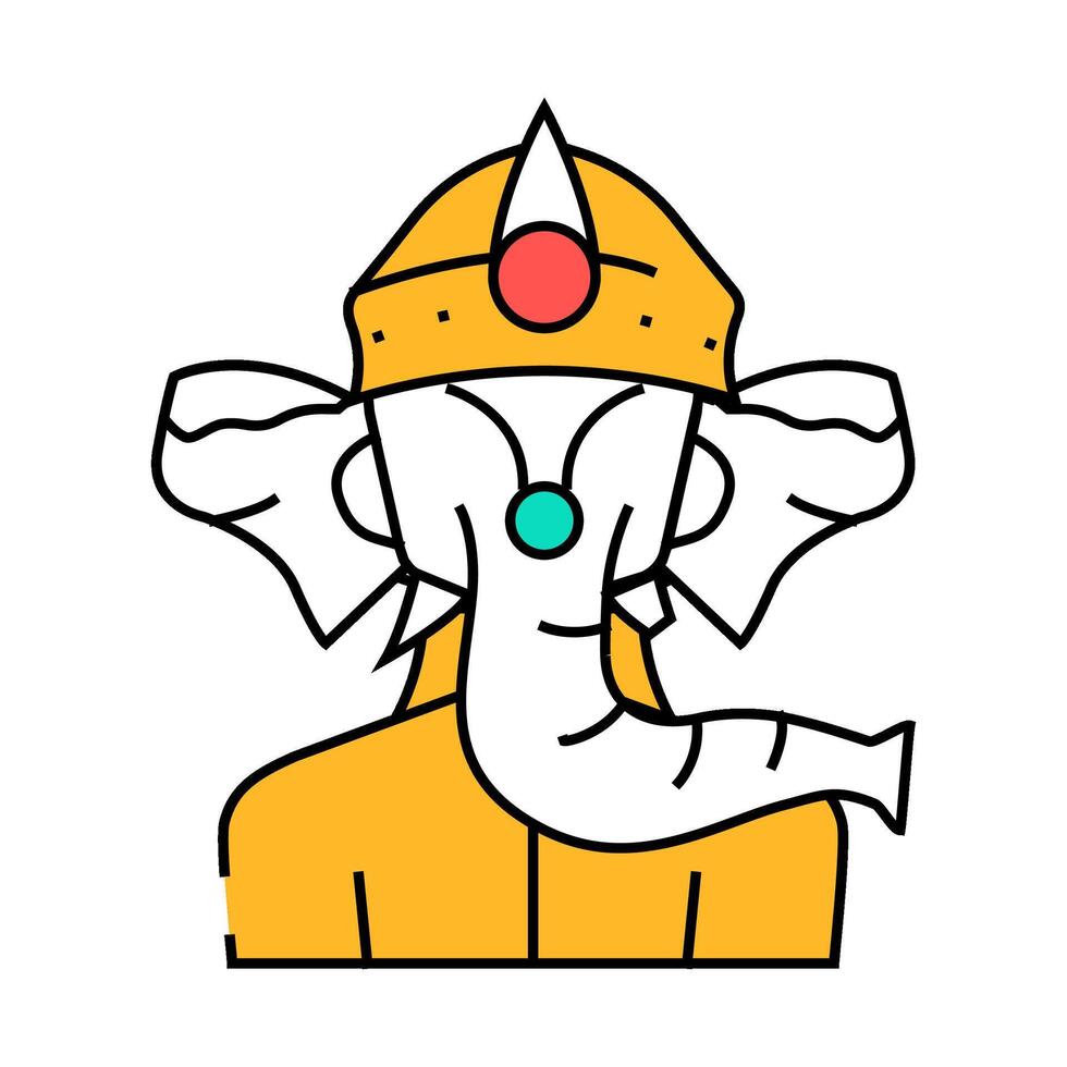 ganesha god om icon color illustration 49827585 Vector Art at Vecteezy ganesha god om icon color illustration 49827585 Vector Art at Vecteezy