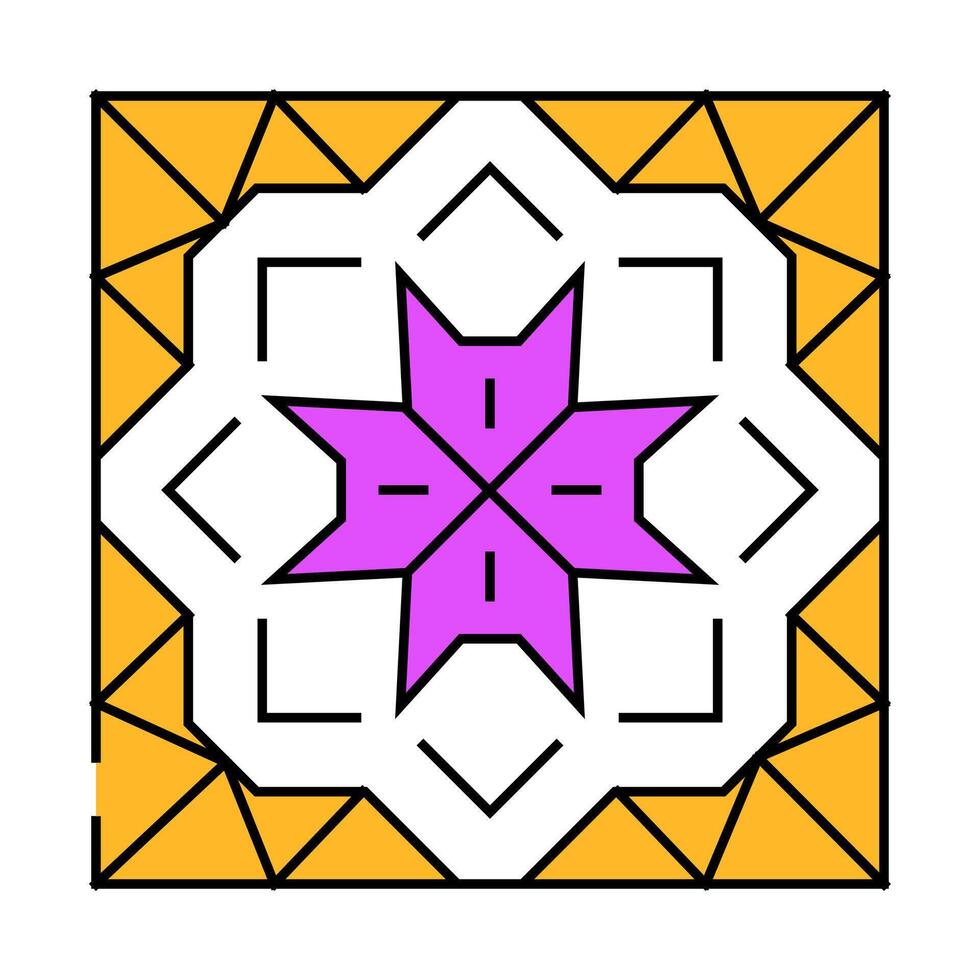 Islamic Geometric Pattern Icon Color Illustration 49827586 Vector Art At Vecteezy