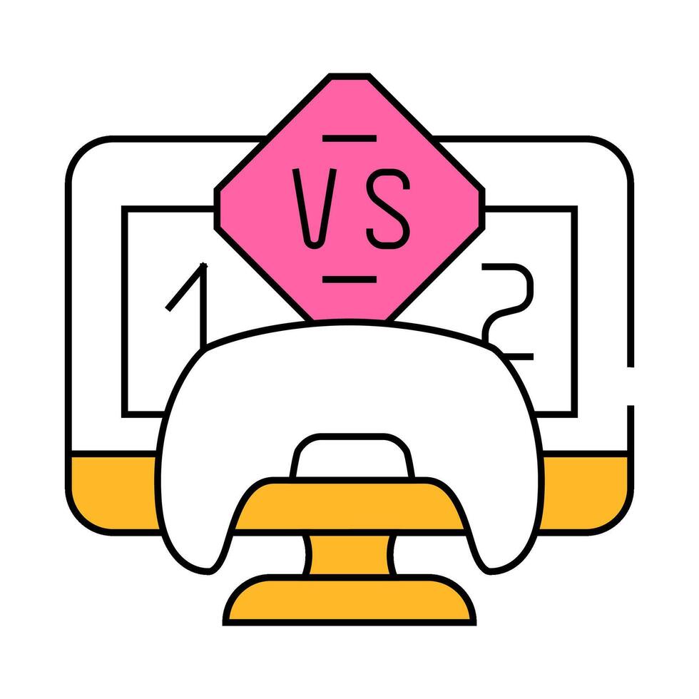 multiplayer games game development icon color illustration 49828223 ... multiplayer games game development icon color illustration 49828223 ...