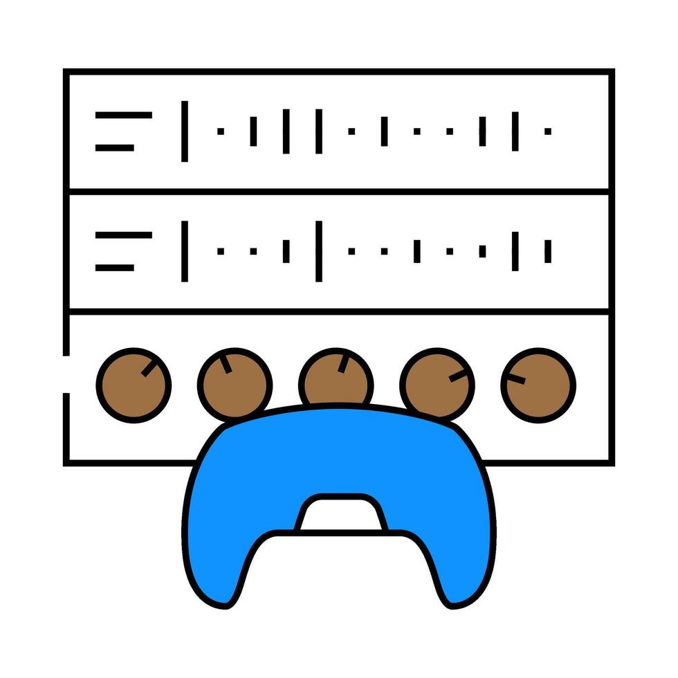 sound design game development icon color illustration 49828226 Vector ... sound design game development icon color illustration 49828226 Vector ...