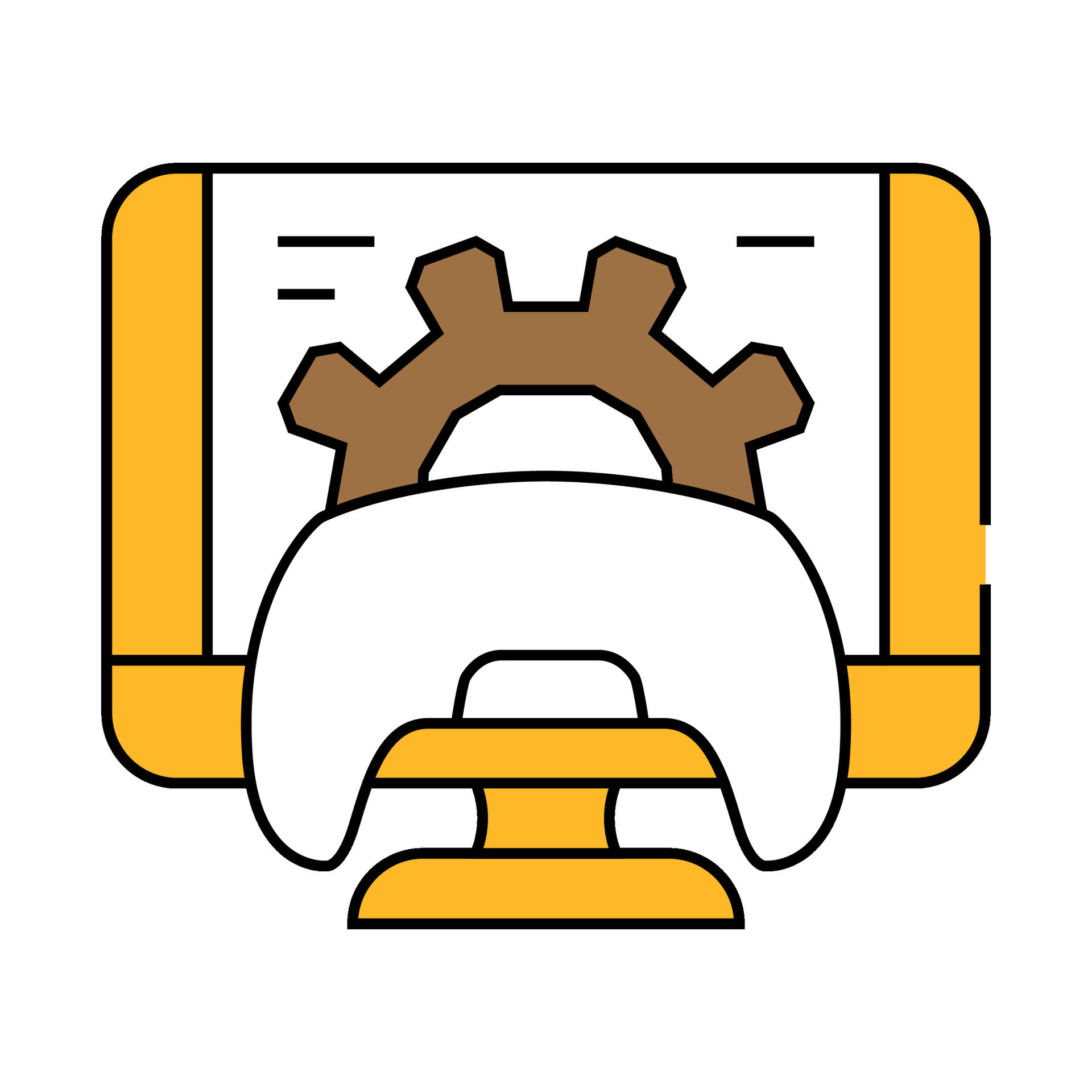 optimization game development icon color illustration 49828228 Vector ...