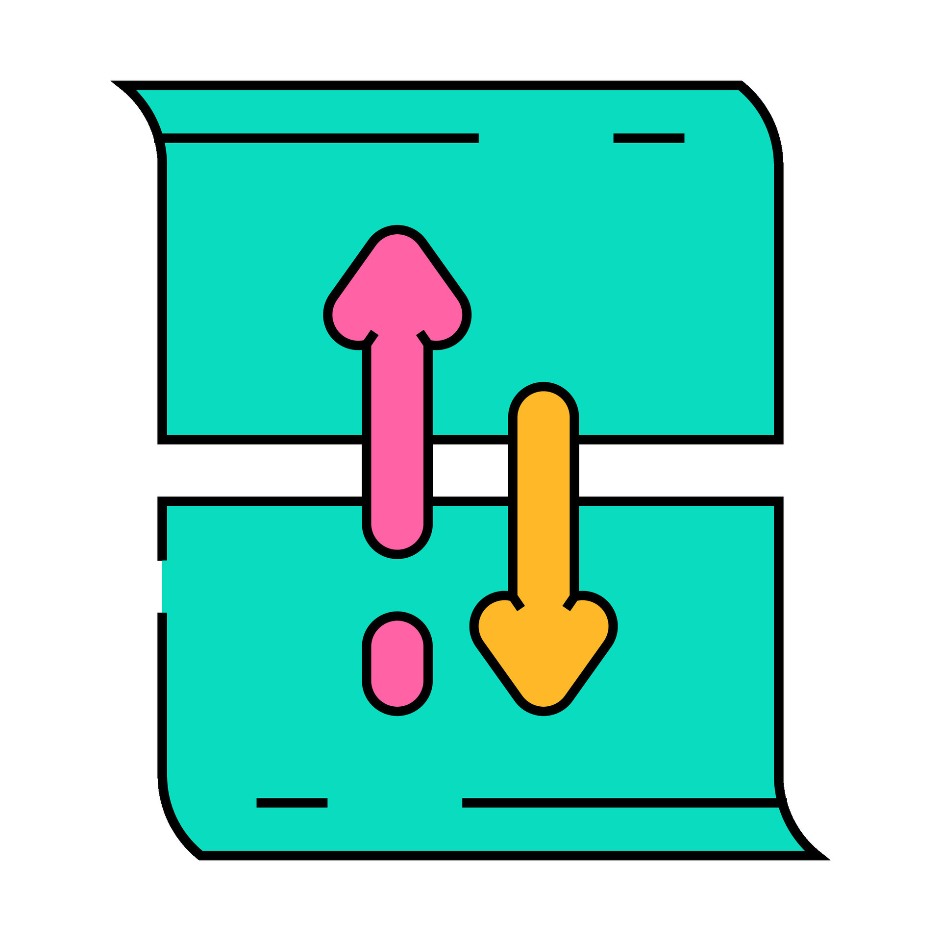 Scroll Hijacking Ux Ui Design Icon Color Illustration 49829424 Vector Art At Vecteezy