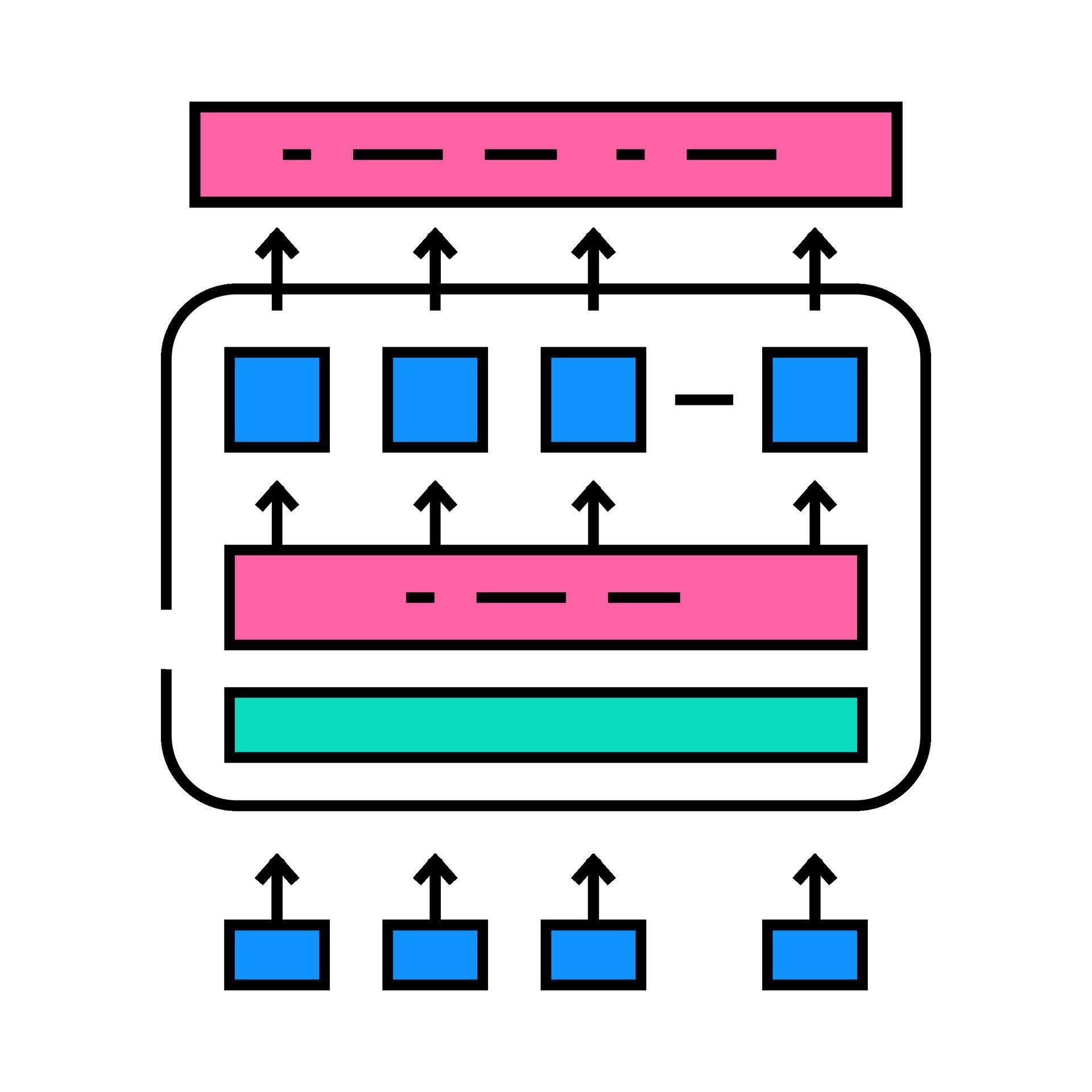 Bert Bidirectional Encoder Representations Transformers Icon Color
