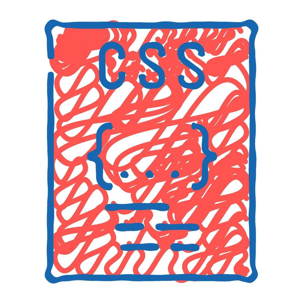 css file format document icon doodle illustration 49837968 Vector Art ... css file format document icon doodle illustration 49837968 Vector Art ...