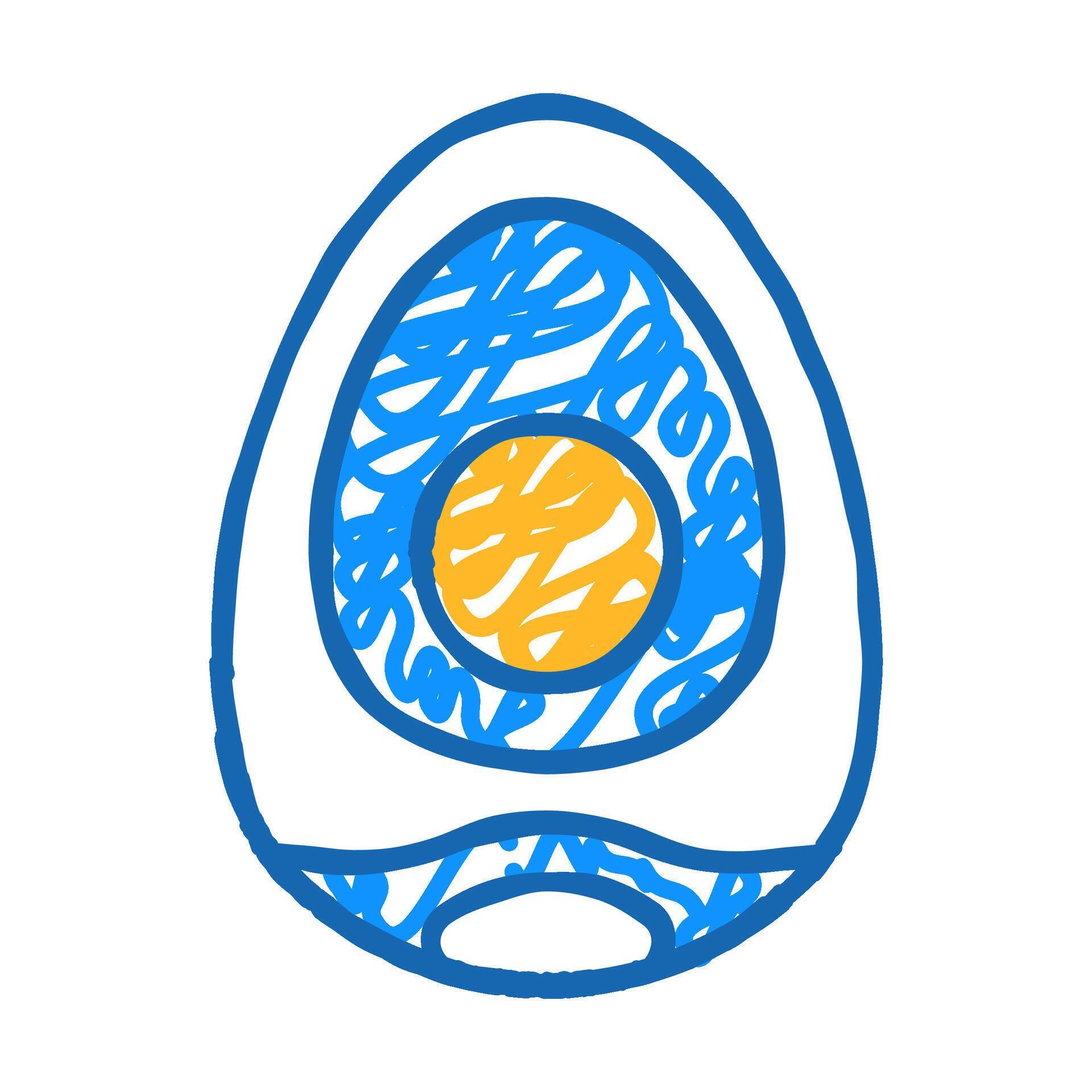 Chicken Egg Farm Food Icon Doodle Illustration 49839779 Vector Art At