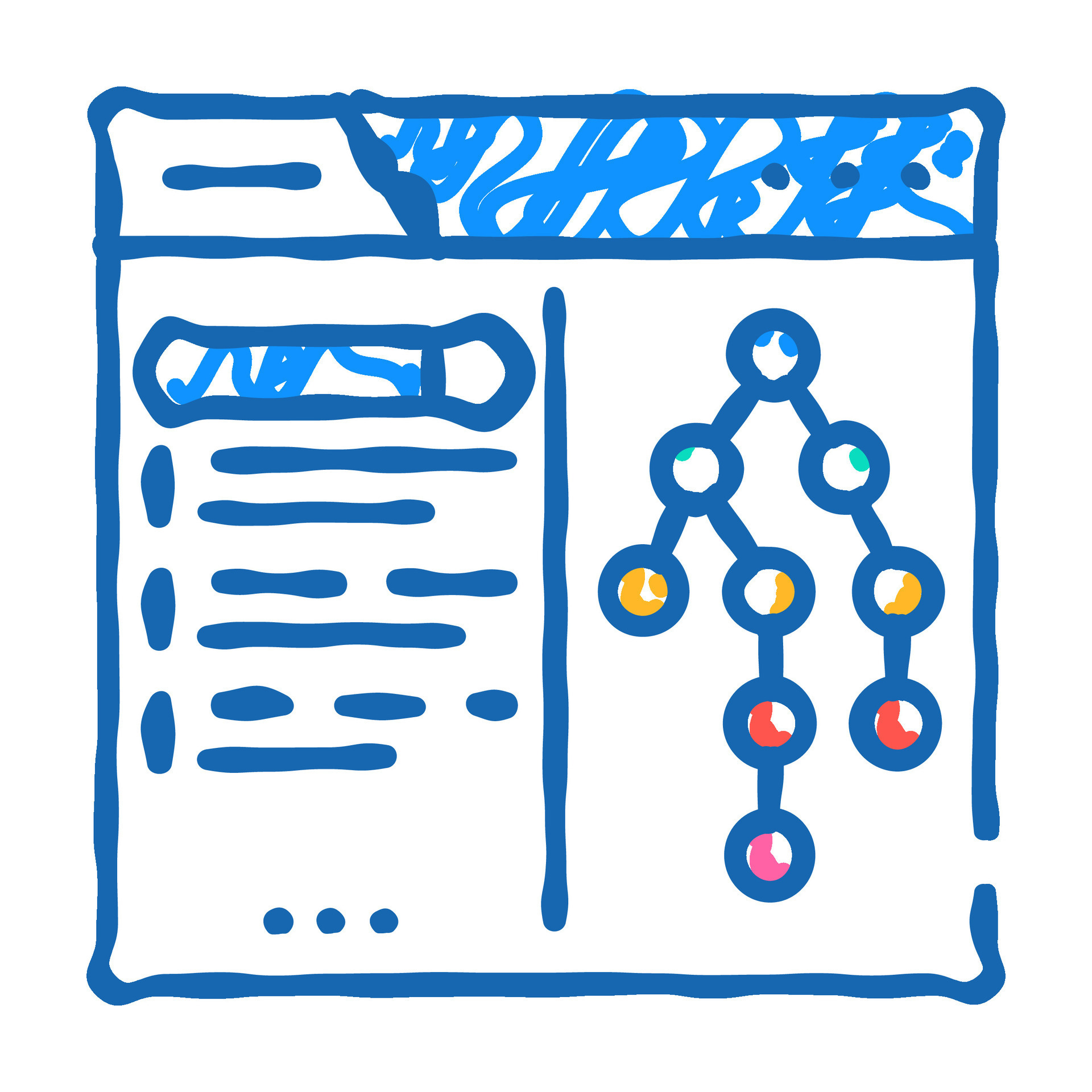 Search Algorithm Seo Icon Doodle Illustration 49841621 Vector Art At Vecteezy