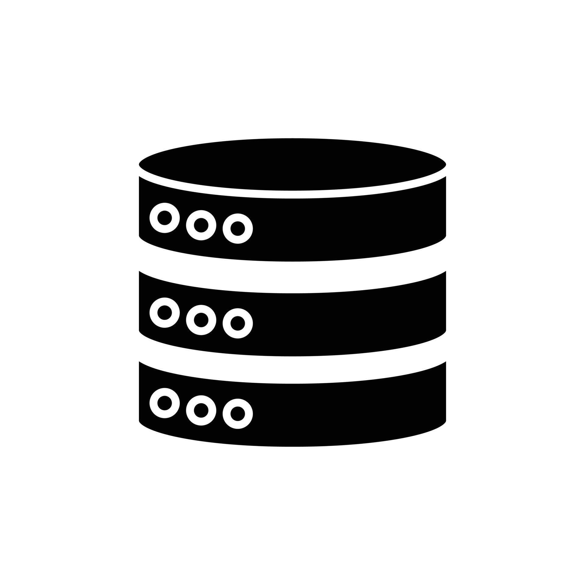 Cylinder Database Icon 49844481 Vector Art At Vecteezy