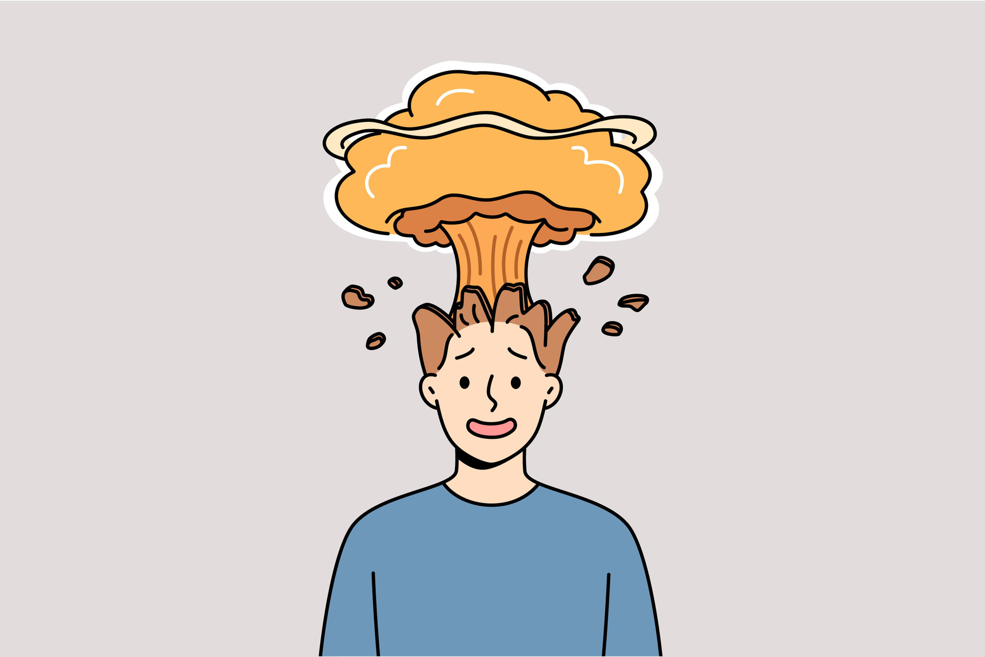 Man feels explosion in head due to brain overload with data and lack of ...