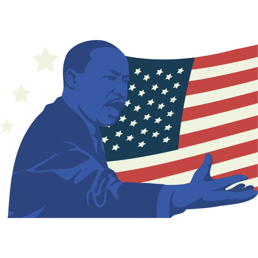 Martin Luther King Jr Illustration 49854742 Png
