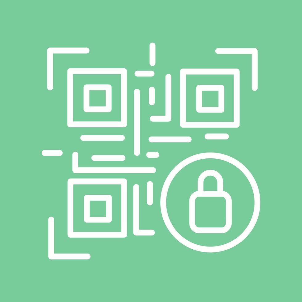 QR Code Encryption Icon Design 49865883 Vector Art at Vecteezy