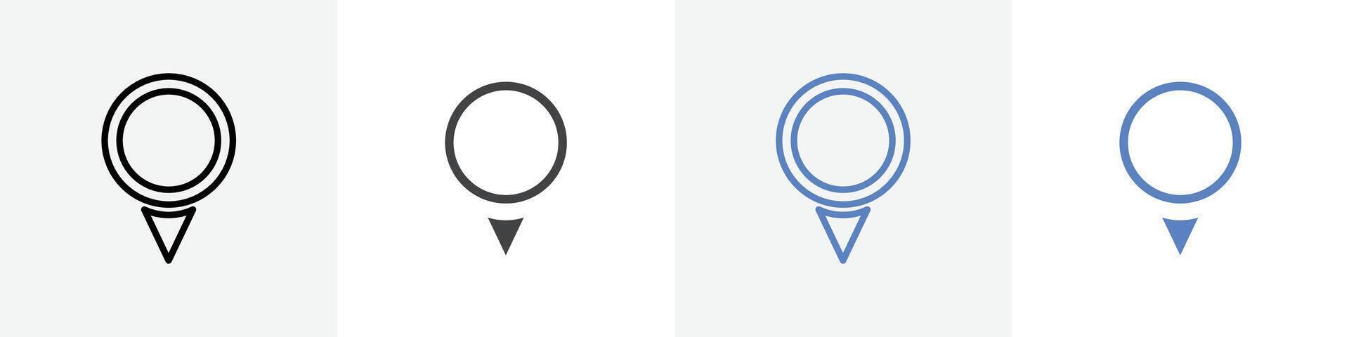 location icon set use for web ui or app 49868966 Vector Art at Vecteezy