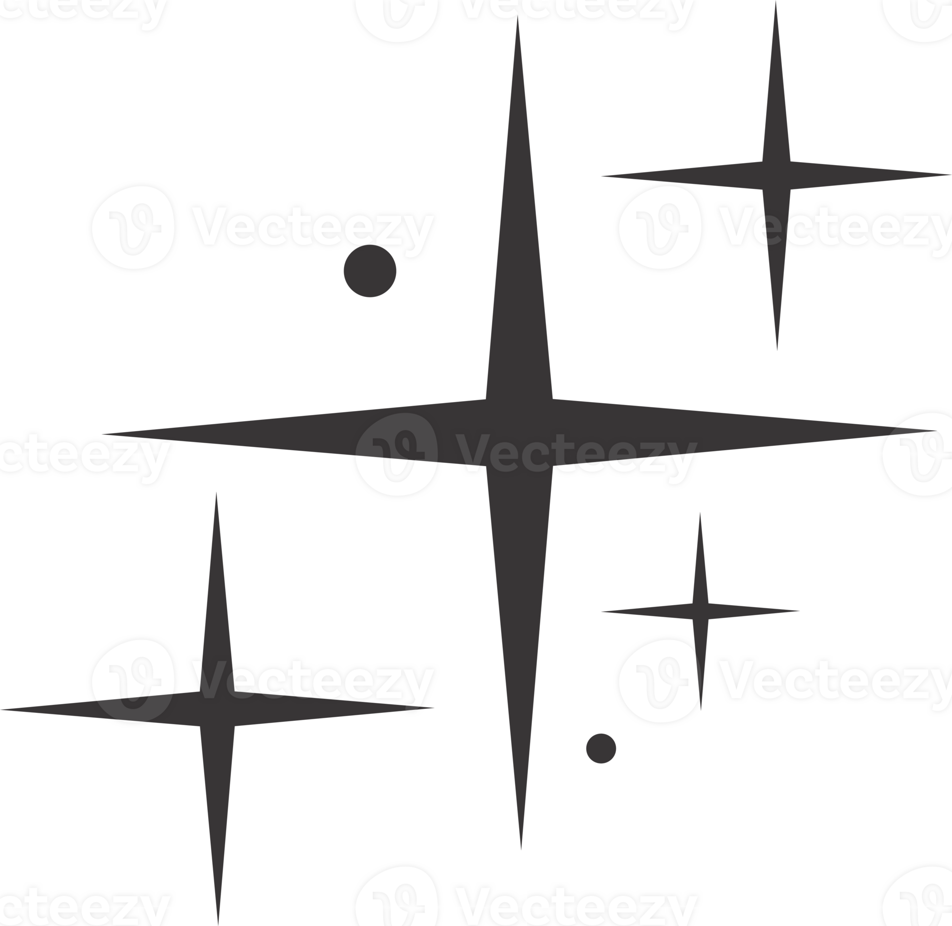 Star icon. Bling and sparkle shapes. Retro Y2K graphic design elements. Vintage twinkle ...