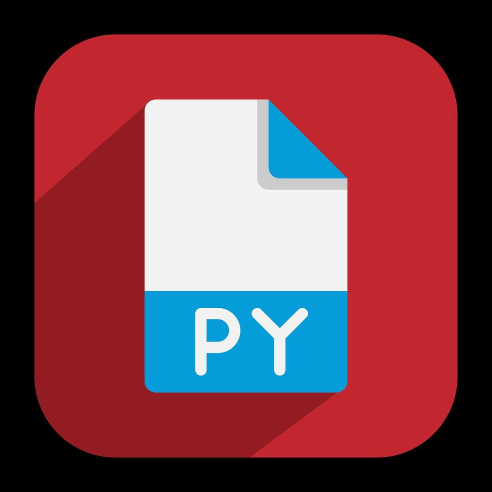 Py Document Flat Icons Format File Type Extension Symbol Icon 3315