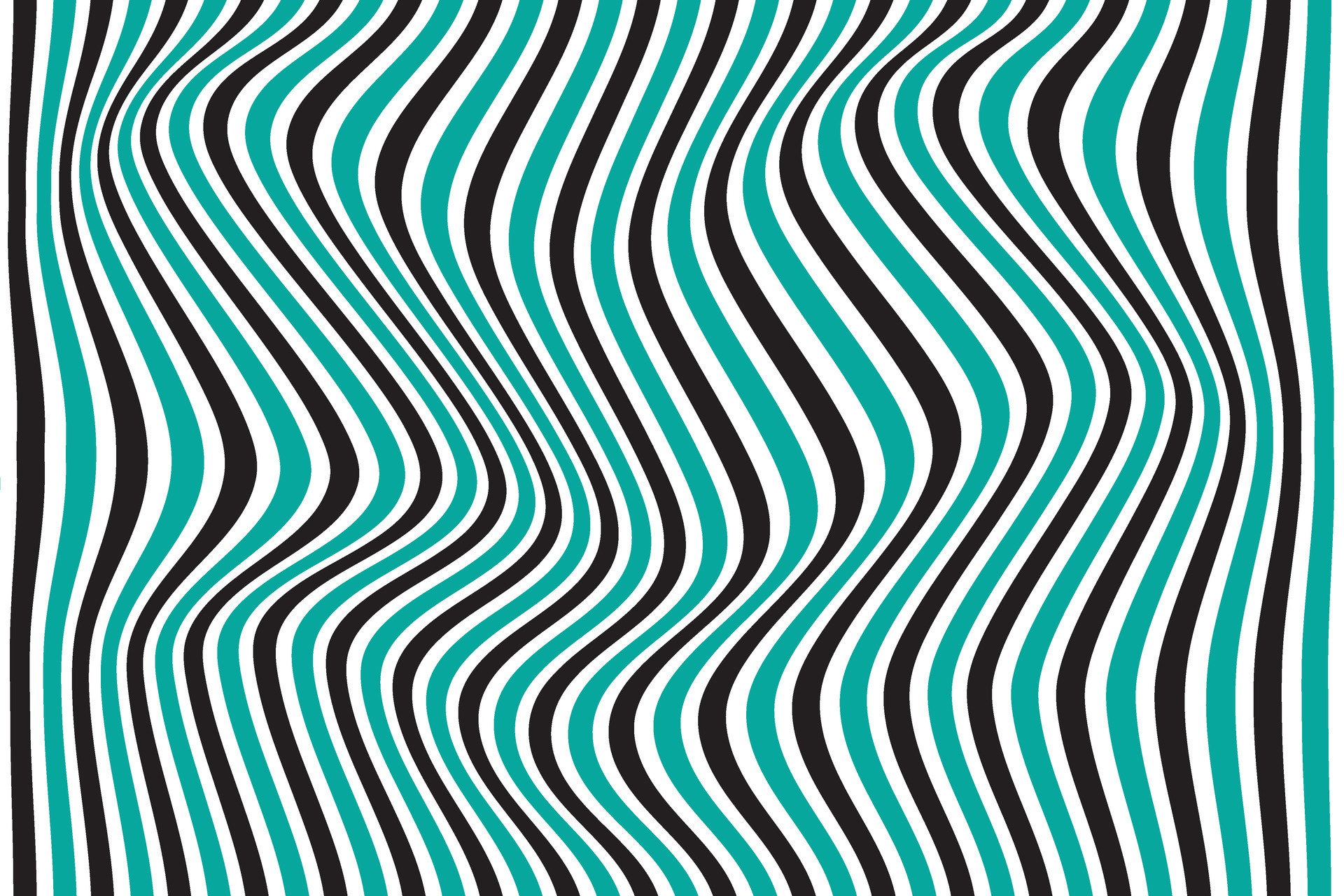 Simple Abstract Fest Black Color Vertical Wavy Distort Line Pattern A