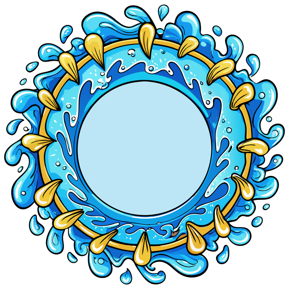 Water Splash Creating a Circular Effect 49891537 PNG Water Splash Creating a Circular Effect 49891537 PNG