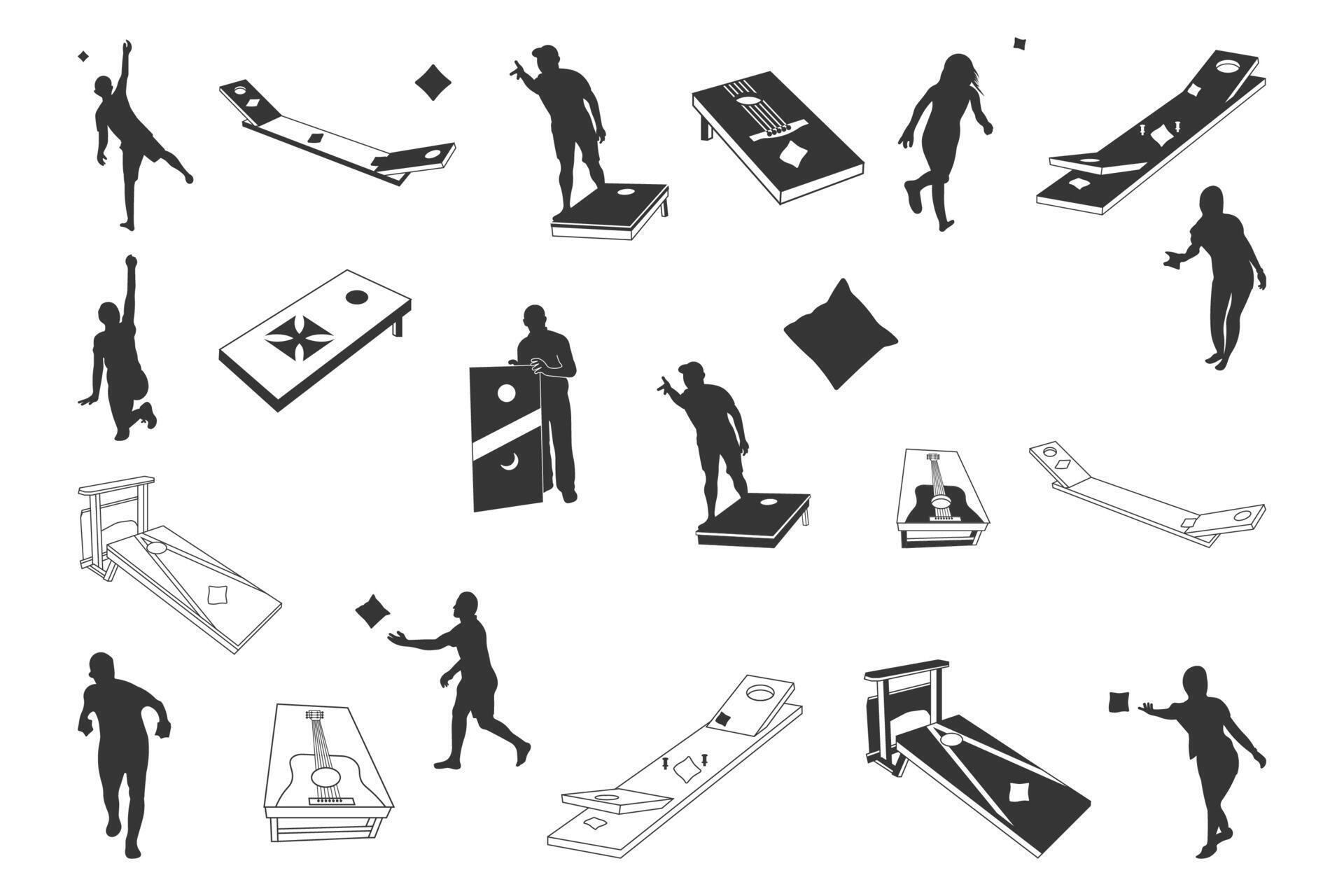 Cornhole Boards , Cornhole Boards Silhouette, Cornhole Playing ... Cornhole Boards , Cornhole Boards Silhouette, Cornhole Playing ...