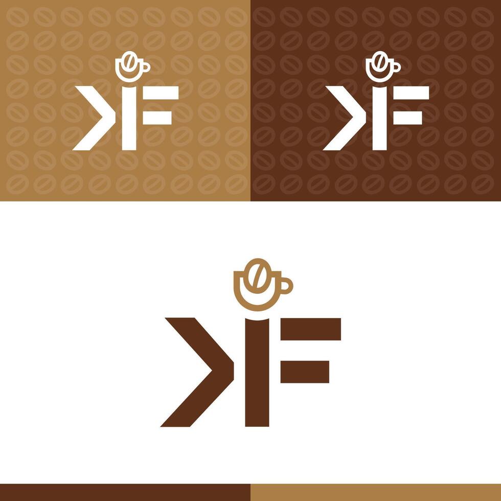Kf coffee Logo Design for Startups and Businesses 49924537 Vector Art at Vecteezy