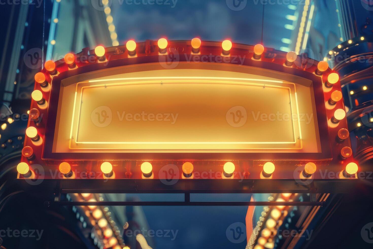 Blank Broadway Theatre Sign