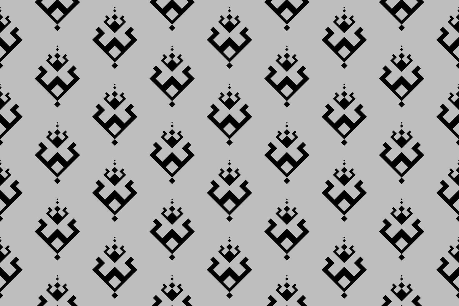 Geometric Ethnic Seamless Pattern Traditional American Mexican Style