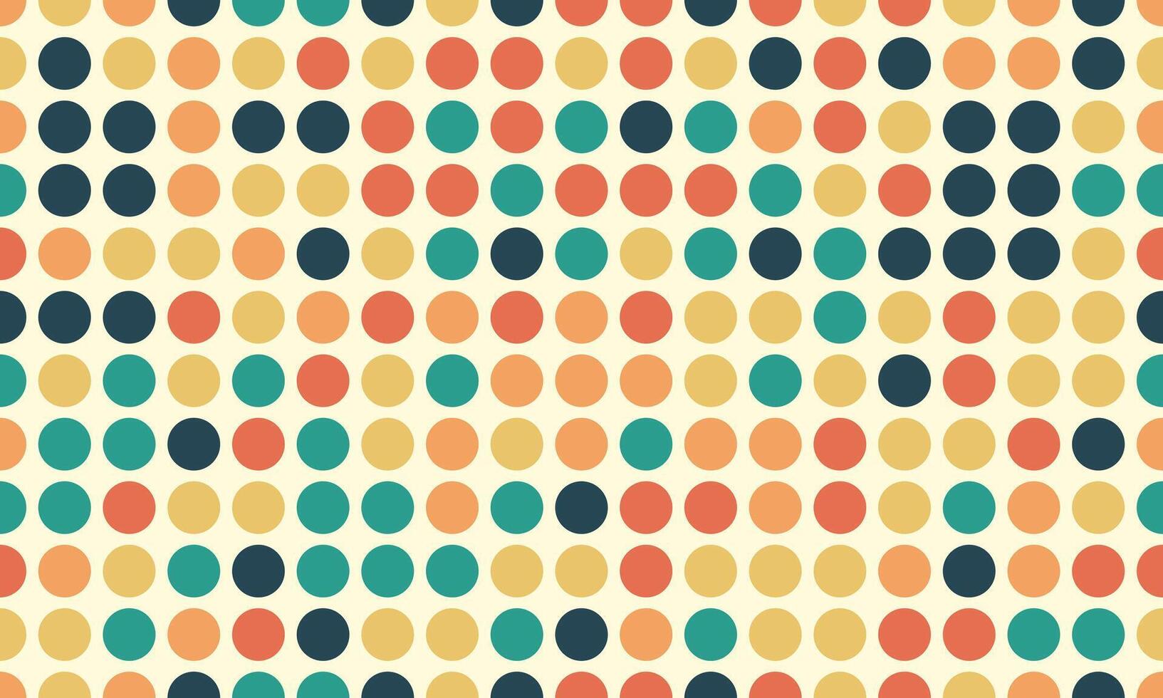 Colorful Retro Polka Dot Pattern Background 49940283 Vector Art at Vecteezy