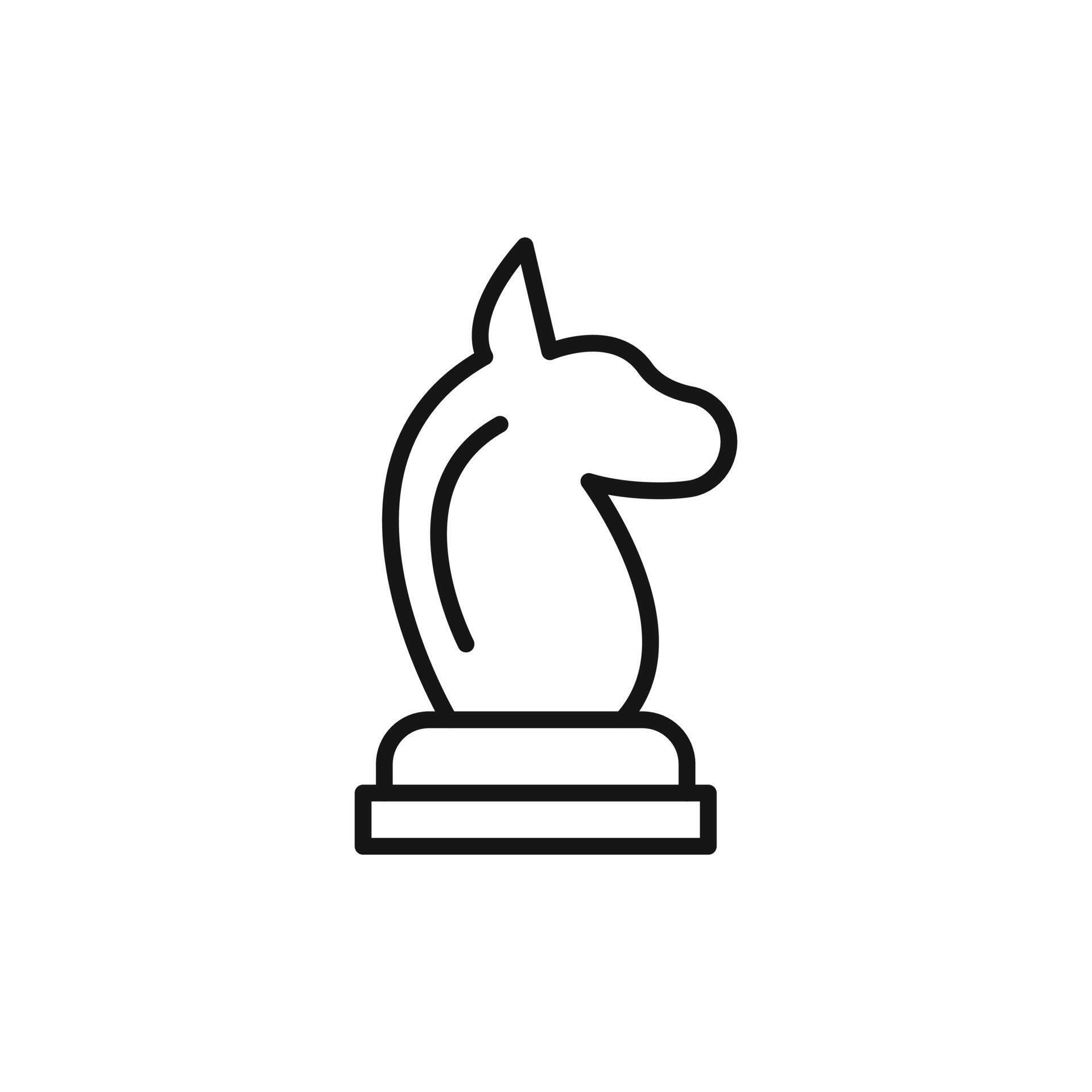 Chess icon set. knight horse head piece symbol. strategic chess piece ... Chess icon set. knight horse head piece symbol. strategic chess piece ...