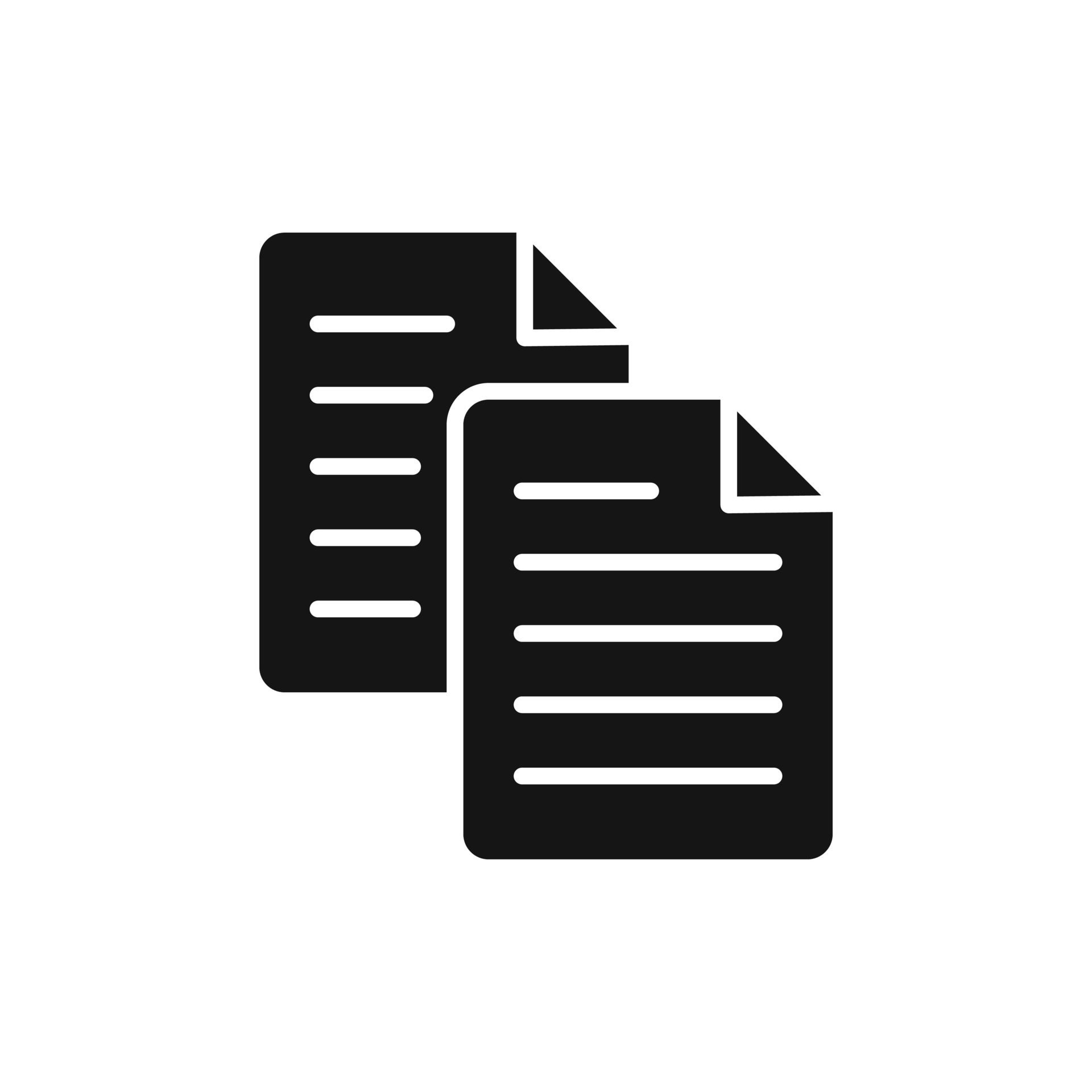 Duplicate Icon Set Copy Data Files Symbol Matching Duplicity Sign Copy Button In Black Filled