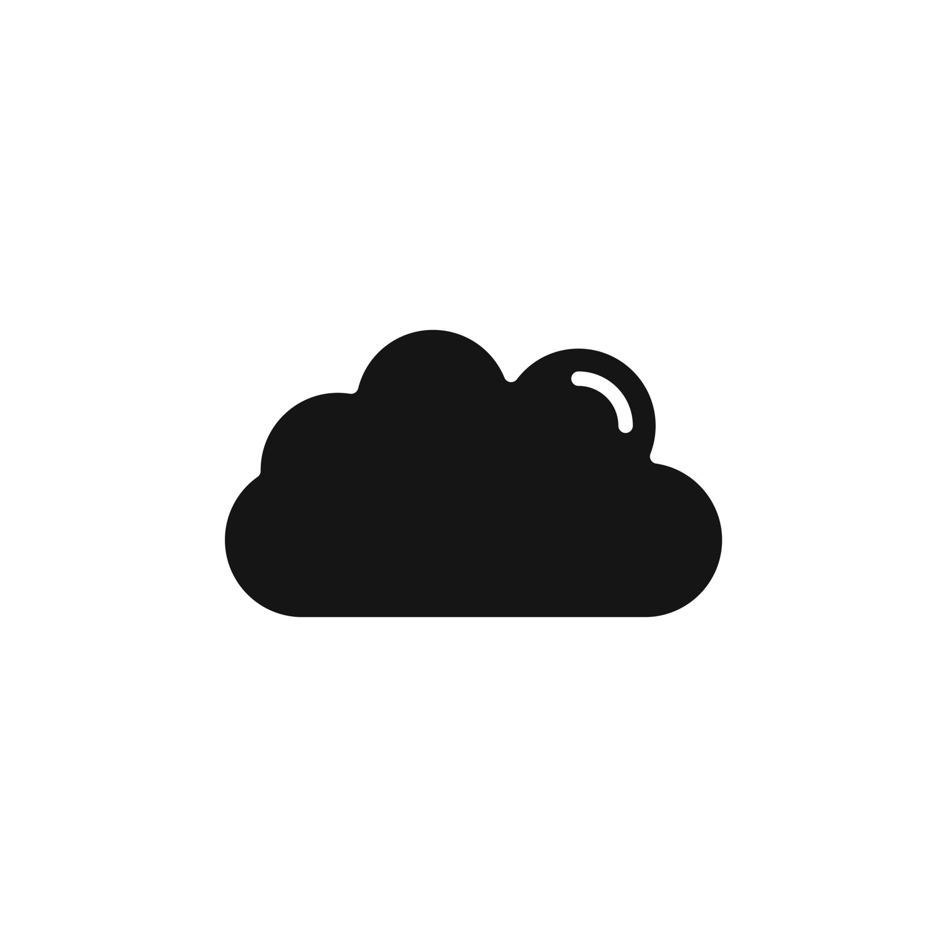 Clouds icon set. Cloudy weather symbol in black filled and outlined ... Clouds icon set. Cloudy weather symbol in black filled and outlined ...