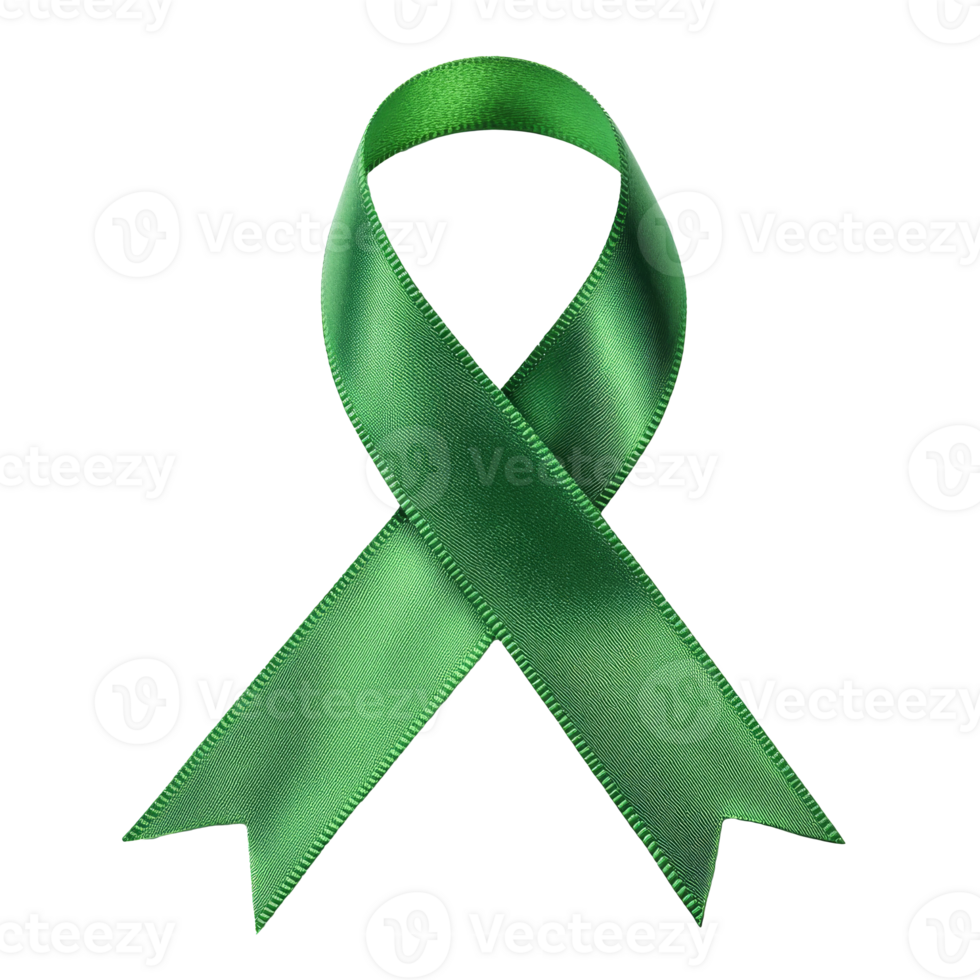 Green ribbon for mental health awareness, cut out transparent 49951511 PNG Green ribbon for mental health awareness, cut out transparent 49951511 PNG