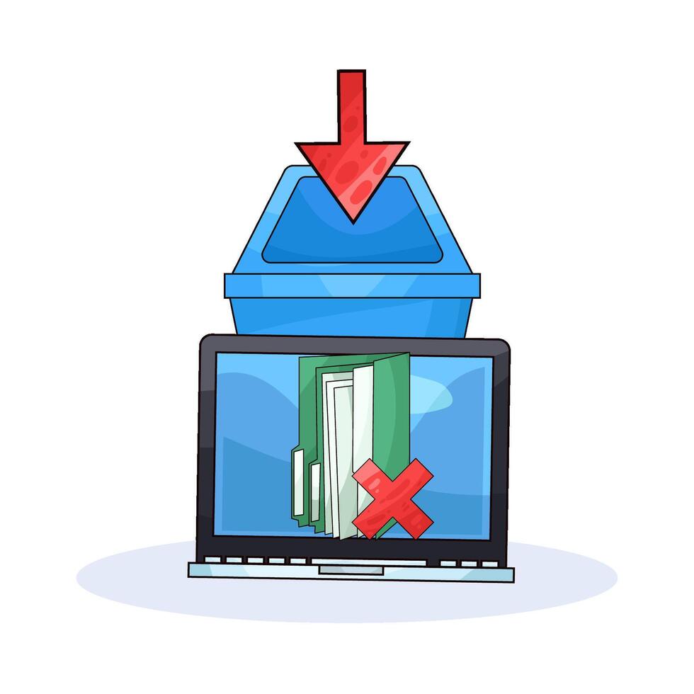 Fast And Easy Folder Deletion 49968983 Vector Art At Vecteezy 4313