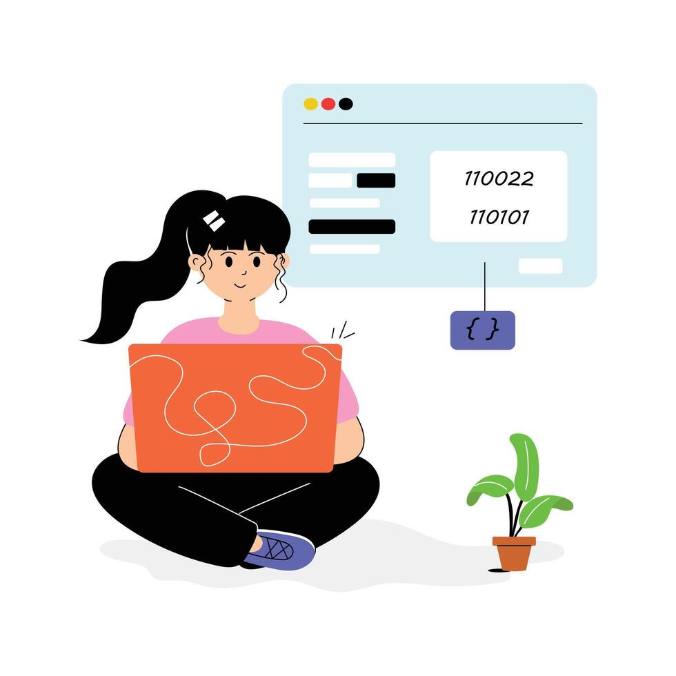 Woman Coding In Php For Web Development And Backend Solutions 49969472