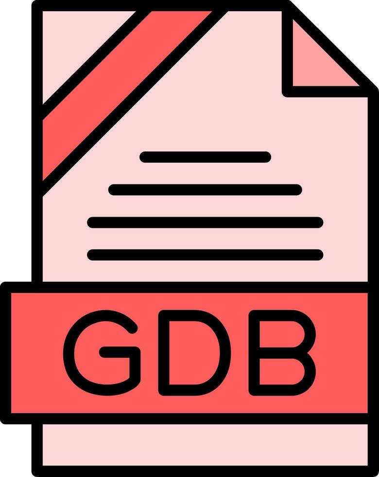 gdb icono diseño 49981070 Vector en Vecteezy