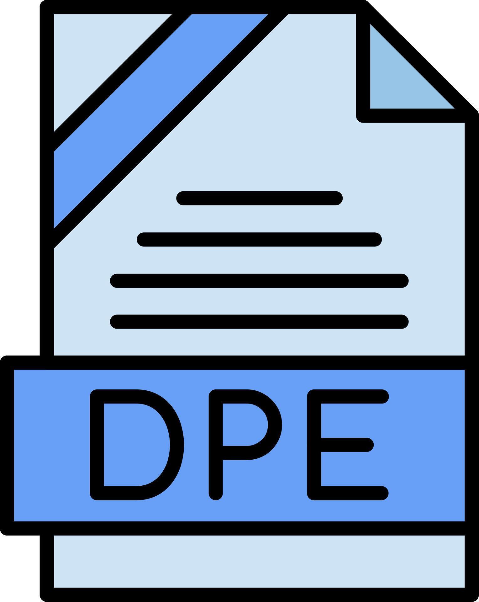 Dpe Icon Design 49981450 Vector Art At Vecteezy