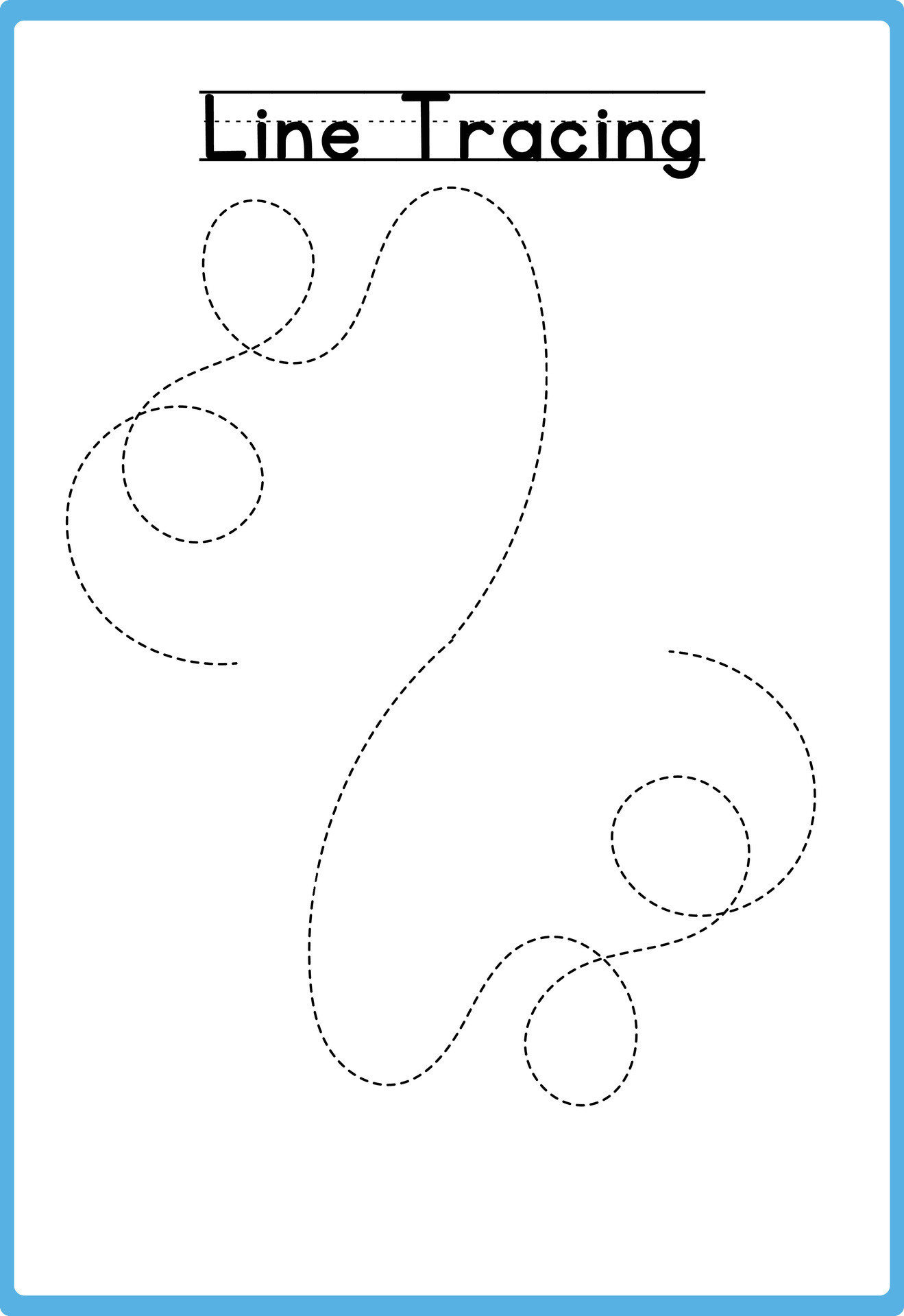 Challenging Line Tracing Sheets for Advanced Learners 49981974 Vector ...