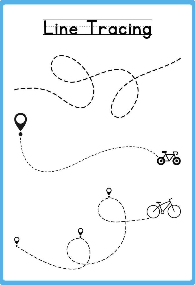 Easy and Fun Line Tracing for Beginners 49982001 Vector Art at Vecteezy