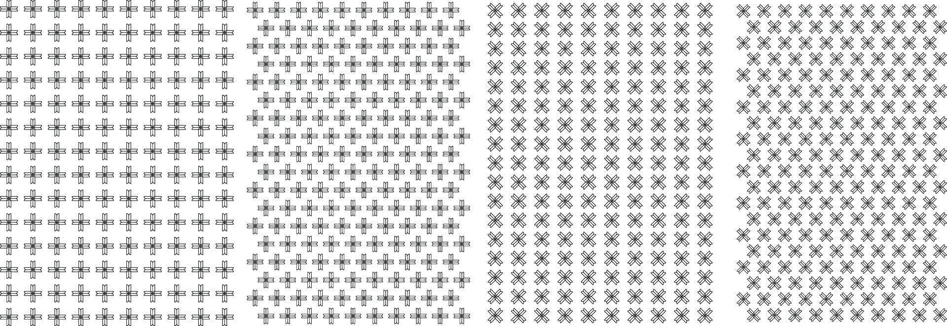 Seamless Geometric Abstract Pattern Background Modern Textile Pattern