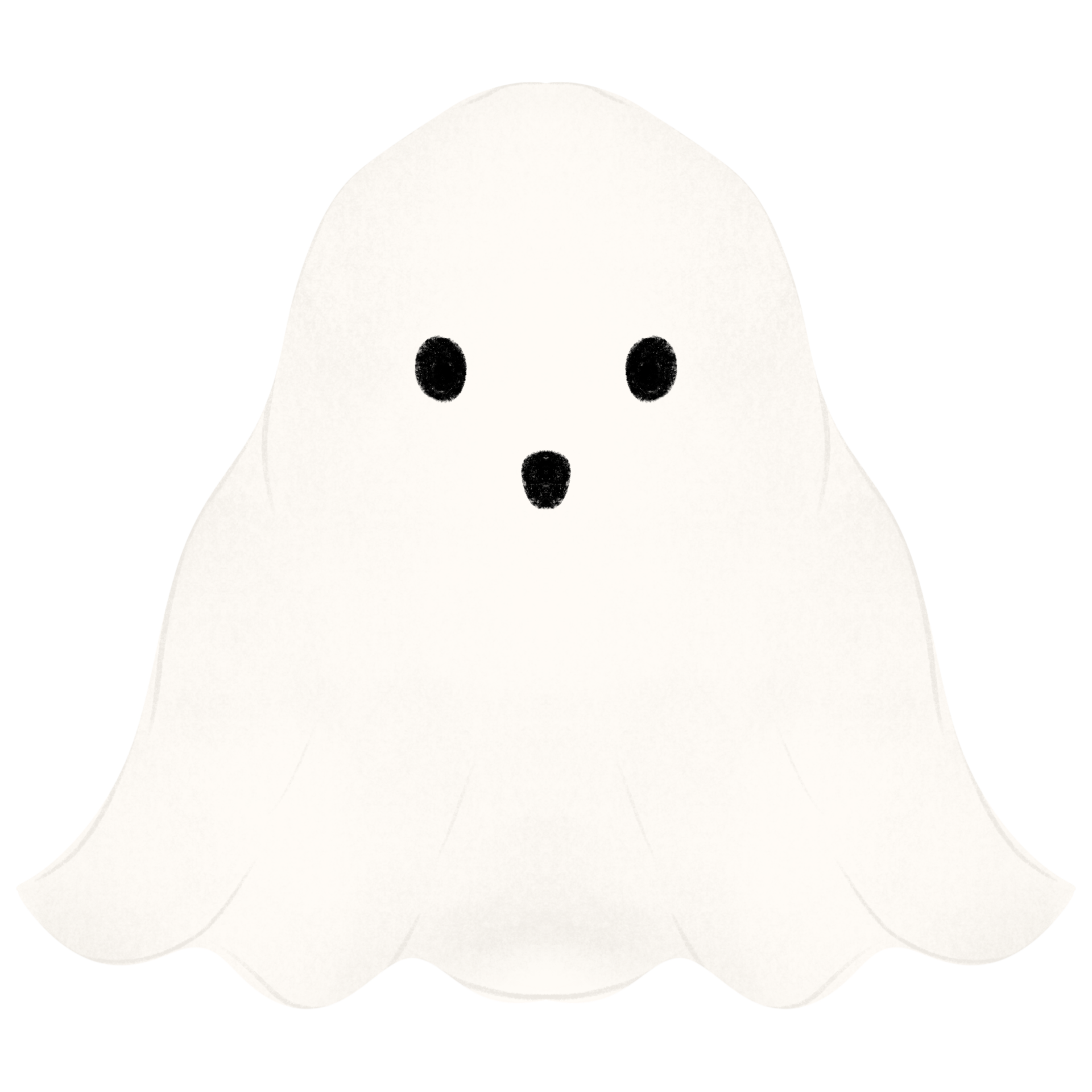 Hand Drawn Halloween Ghost Happy Halloween Day Set Of Elements 49993745 Png