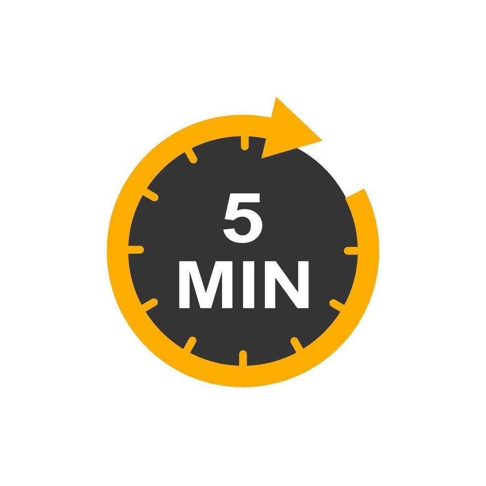 5 minutes icon isolated on white background. 50002491 Vector Art at ... 5 minutes icon isolated on white background. 50002491 Vector Art at ...