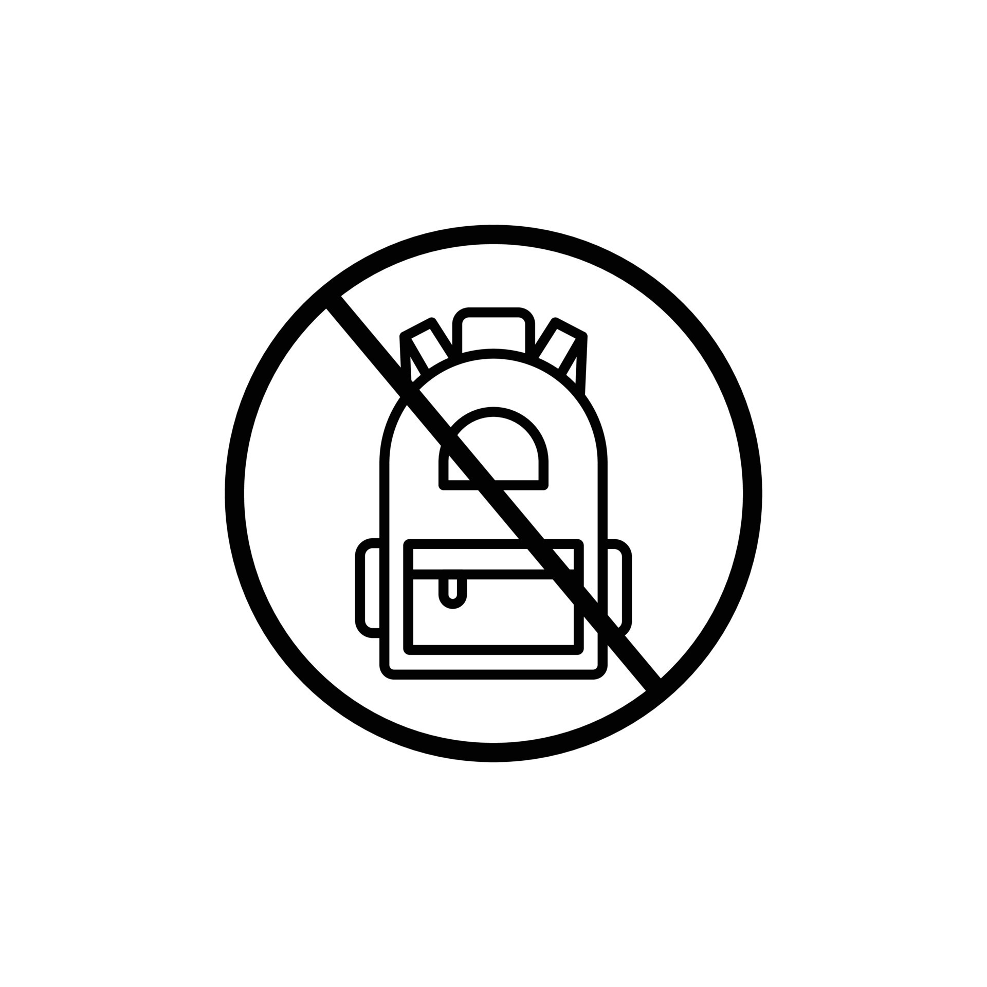 No backpacks allowed sign 50005495 Vector Art at Vecteezy No backpacks allowed sign 50005495 Vector Art at Vecteezy