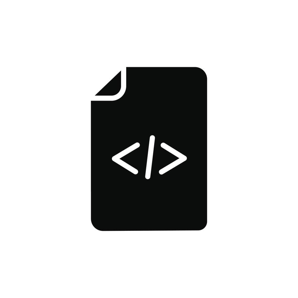 Html Script Icon 50006042 Vector Art At Vecteezy