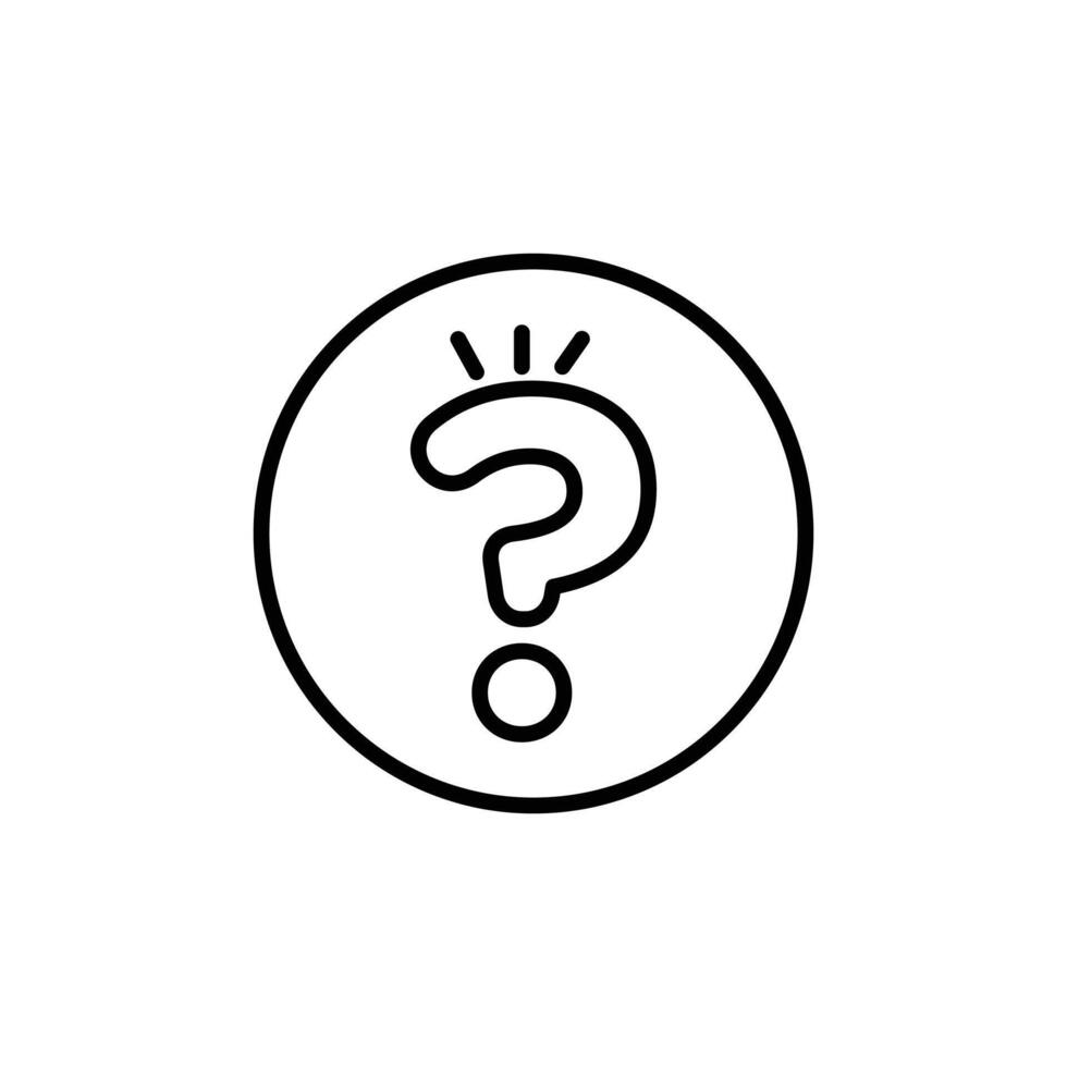 Interrogation icon set. ask question help button symbol. information faq query web sign. why ...