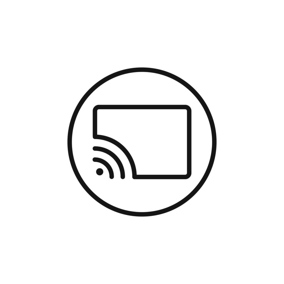 Screencast icon isolated on white background 50007893 Vector Art at ... Screencast icon isolated on white background 50007893 Vector Art at ...