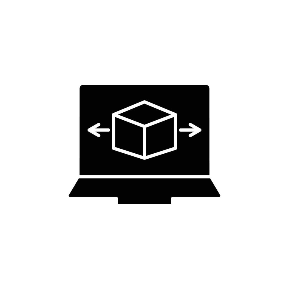 Computer simulation icon 50009878 Vector Art at Vecteezy