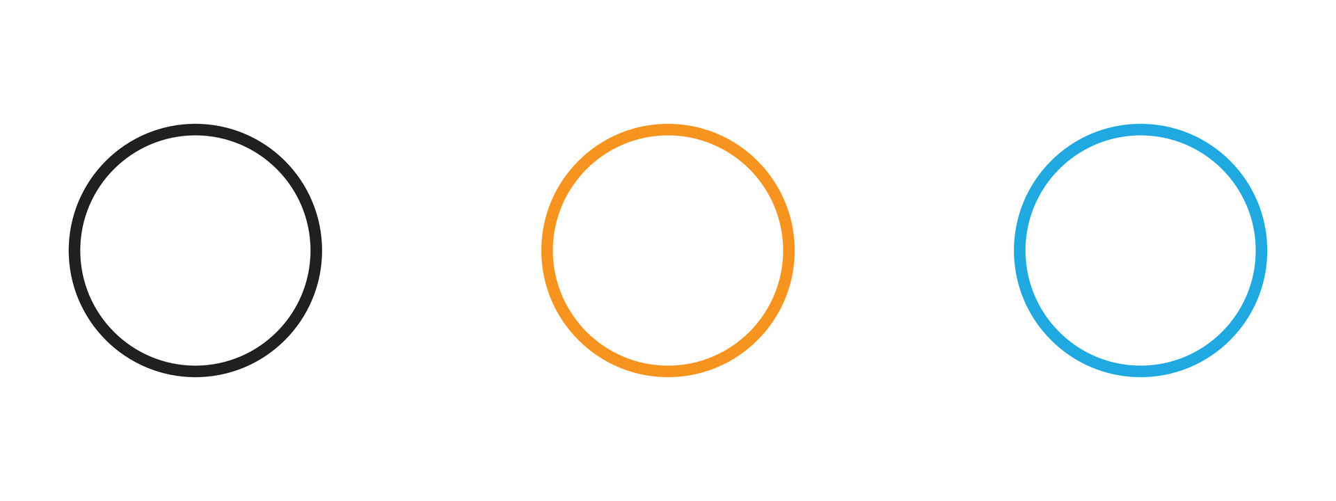 Circle icon Thin line illustration set 50015533 Vector Art at Vecteezy